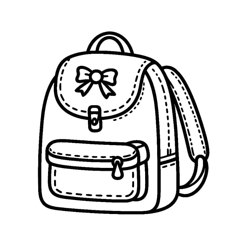 Fise de colorat cu Rucsac de colorat p30 - Imagini de colorat gratuite