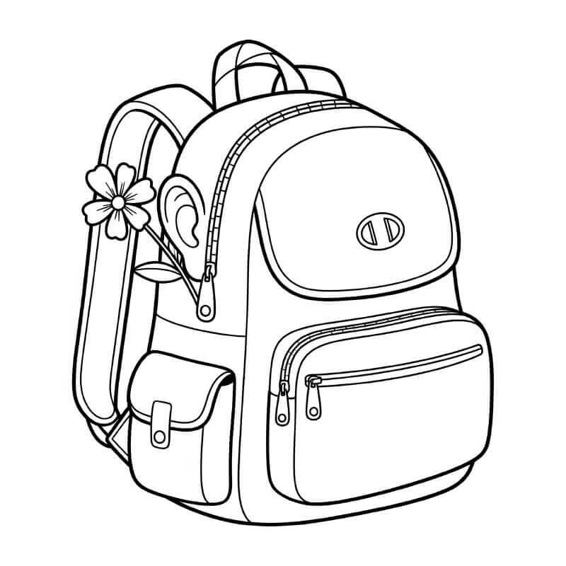 Fise de colorat cu Rucsac de colorat p28 - Imagini de colorat gratuite