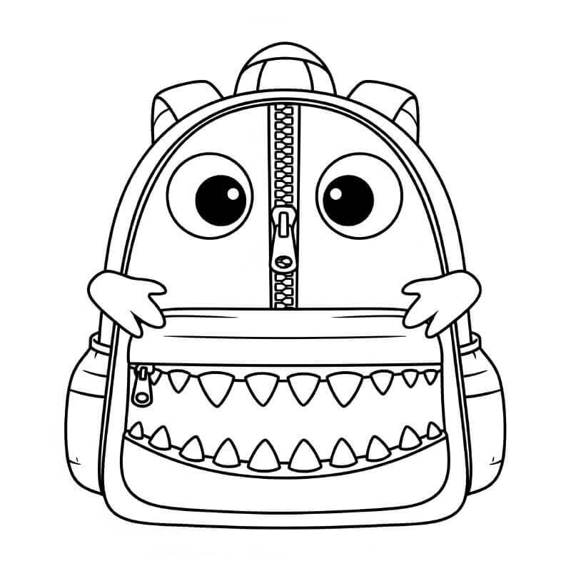 Fise de colorat cu Rucsac de colorat p34 - Imagini de colorat gratuite